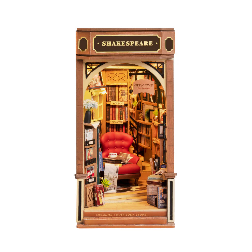 Bookstore, Miniature Book Nook Kit – Gourmet & Co. Home