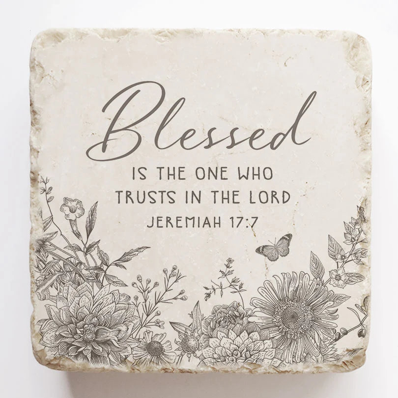 Jeremiah 17:7 Scripture Stone, Twelve Stone Art – Gourmet & Co. Home