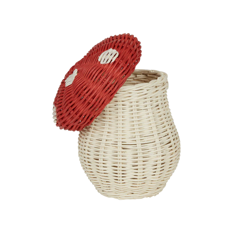 Red Porcini Mushroom Basket – Gourmet & Co. Home