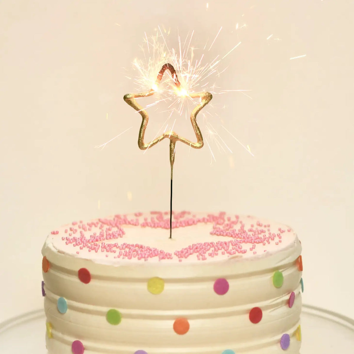Big Golden Happy Birthday Rainbow Sparkler Wand – Gourmet & Co. Home