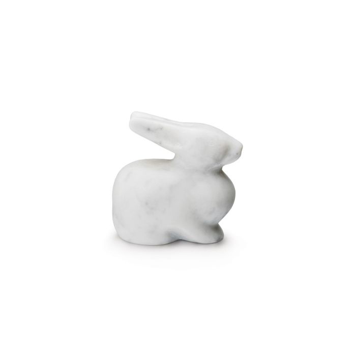 White Marble Rabbit in Gift Box, Simon Pearce – Gourmet & Co. Home